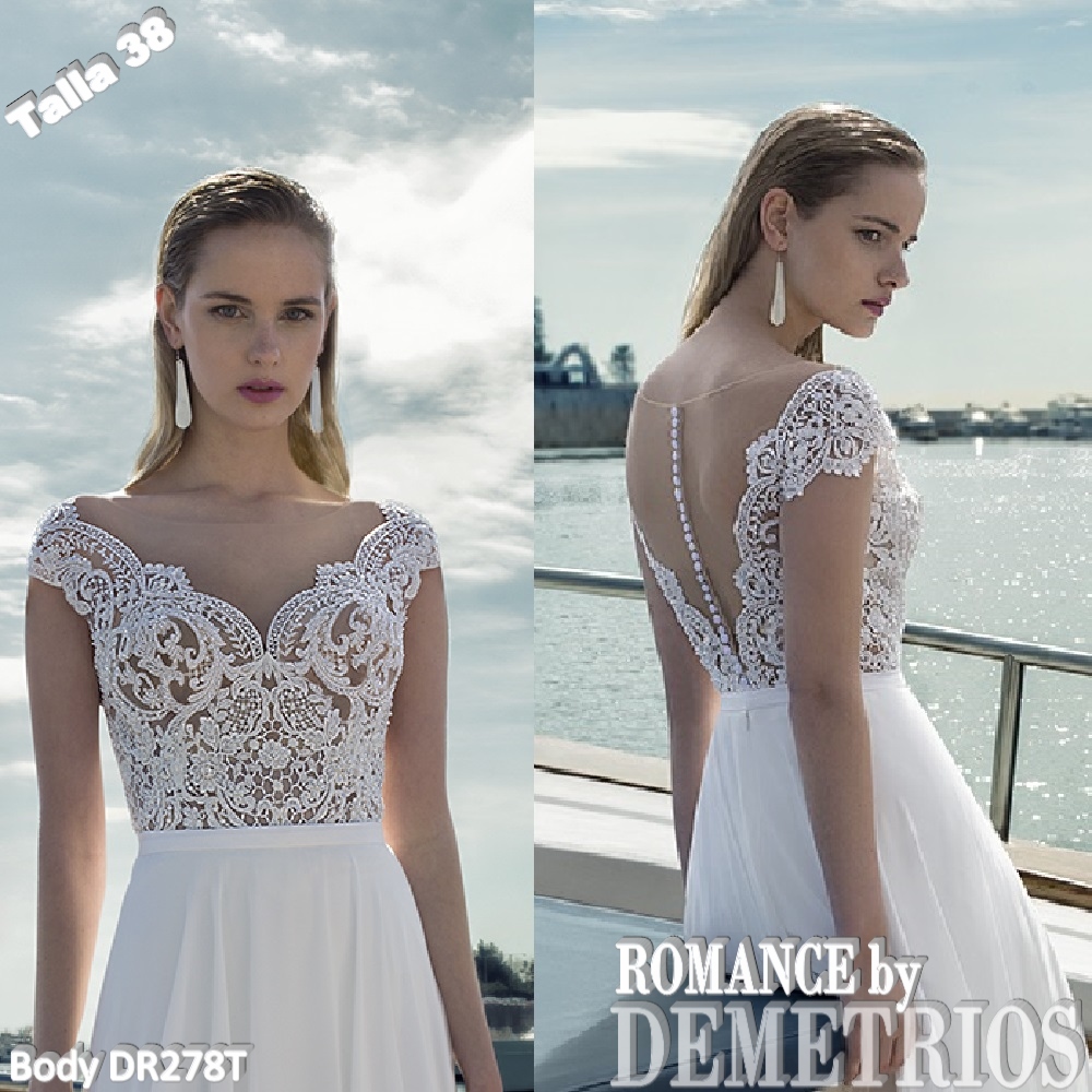 Body de Novia Demetrios Outlet de Talla 40 en Catalunya